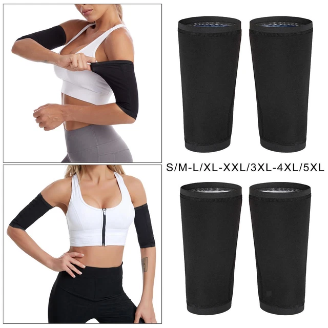 SAUNA UPPER ARM Trimmer Slimming Arm Sleeves Elastic Arm Shaper ...