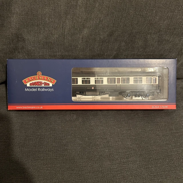 BACHMANN BRANCHLINE 34-052A Collett 60ft 3rd coach 1124 in GWR ...