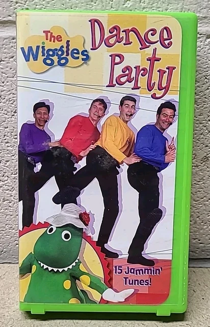 WIGGLES, THE: WIGGLES Dance Party VHS 2000 Hard Clamshell Case Classic ...