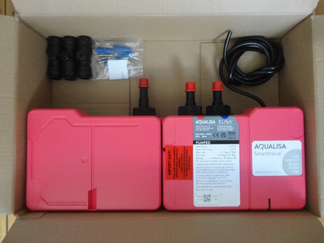 AQUALISA A2 PINK Wifi Smart Gravity Pumped Processor - 434100 £329.95 ...
