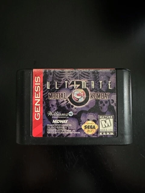 ULTIMATE MORTAL KOMBAT 3 - Sega Genesis - Chariot uniquement - Testé ...