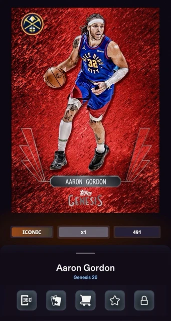 TOPPS NBA COLLECT 2026 Aaron Gordon Red Shimmer Iconic $5.00 - PicClick AU