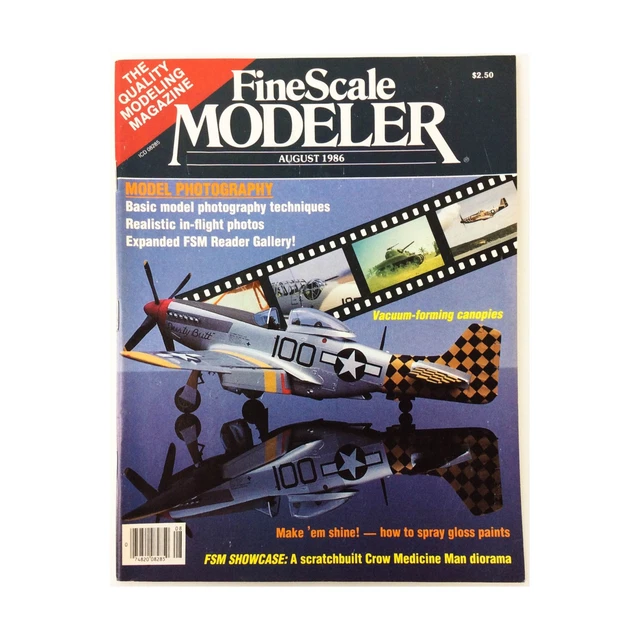 FINE SCALE MODELER Vol. 4, #4 "Model Photography, Realistic In-Flight P ...