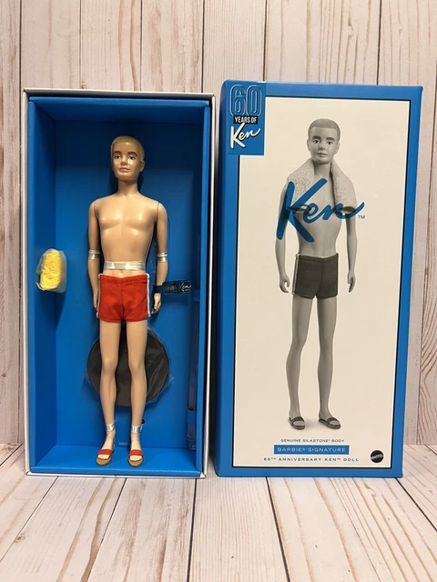 BARBIE SIGNATURE 60TH Anniversary Ken Doll - NRFB $100.00 - PicClick