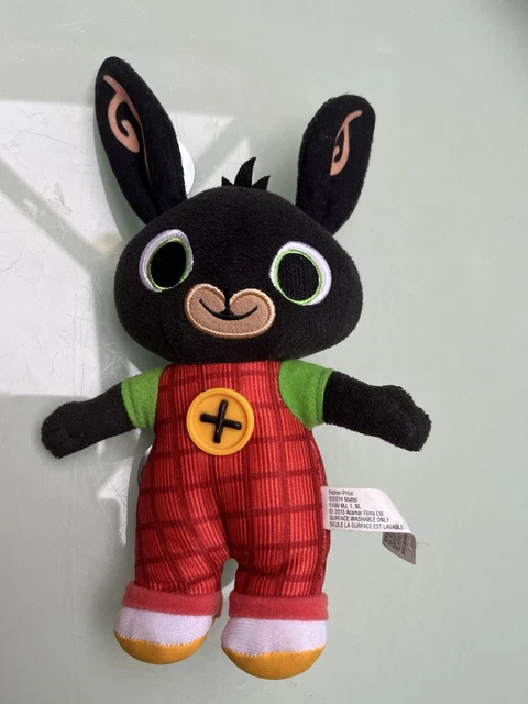 LITTLE BING BUNNY Plush Soft Toy 10" Cbeebies Black Rabbit Teddybear £2 ...