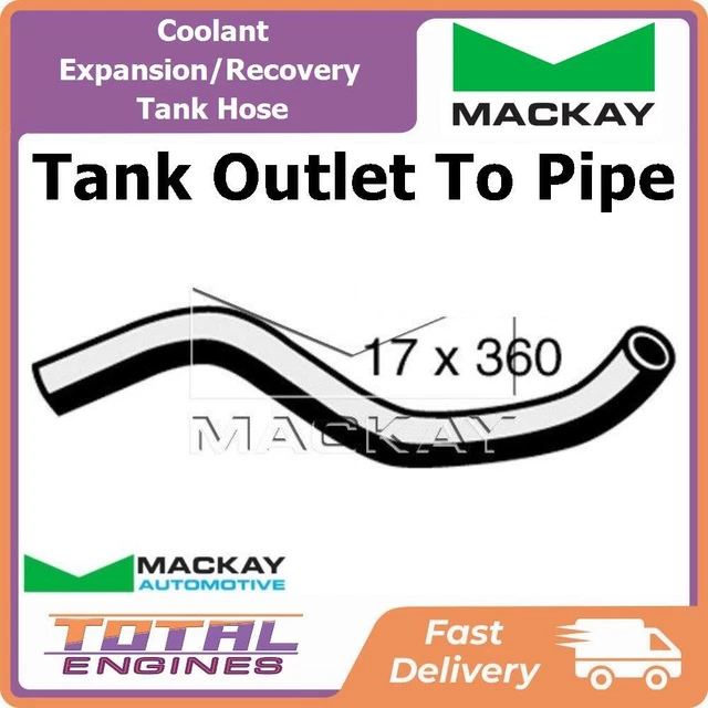 COOLANT EXPANSION/RECOVERY TANK Hose fits Holden Barina TK 1.6L 4Cyl ...