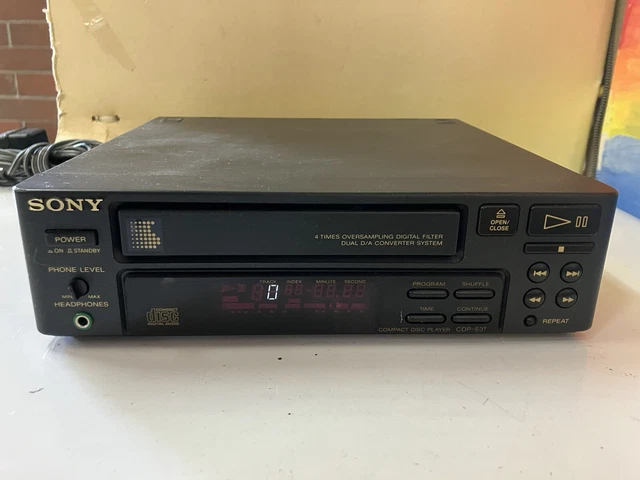 ~ (GRADE A) Rare Vintage Sony CDP-S37 Compact Disc Player CD Deck ...