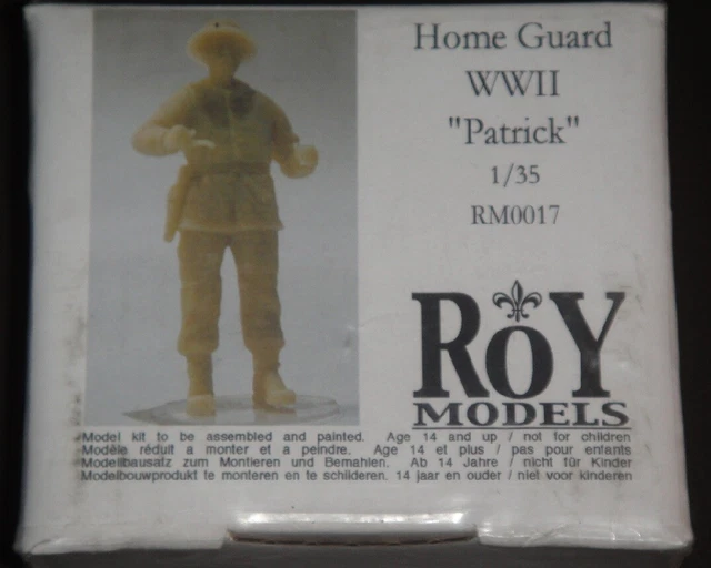 1/35 ROY MODELS British WWII Home Guard Patrick resin figure VHTF $14. ...