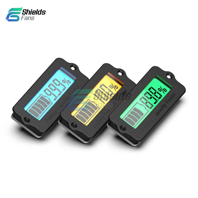 12-48V LEAD-ACID BATTERY Capacity Tester Indicator LCD Display ...