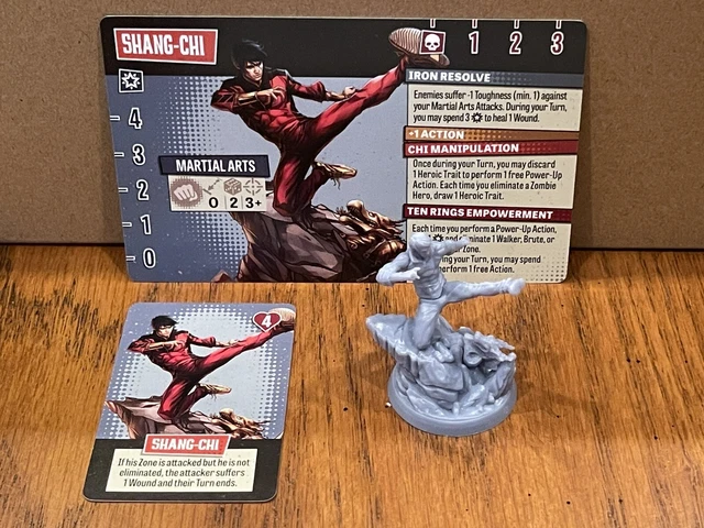 CMON MARVEL ZOMBIES - SHANG CHI Hero Stretch Goal Kickstarter Zombicide ...