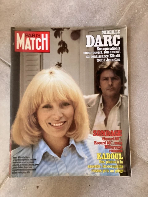 PARIS MATCH N°1621 20/06/1980 Alain Delon Mireille Darc Ouganda Henry Miller I35 EUR 3,50 ...
