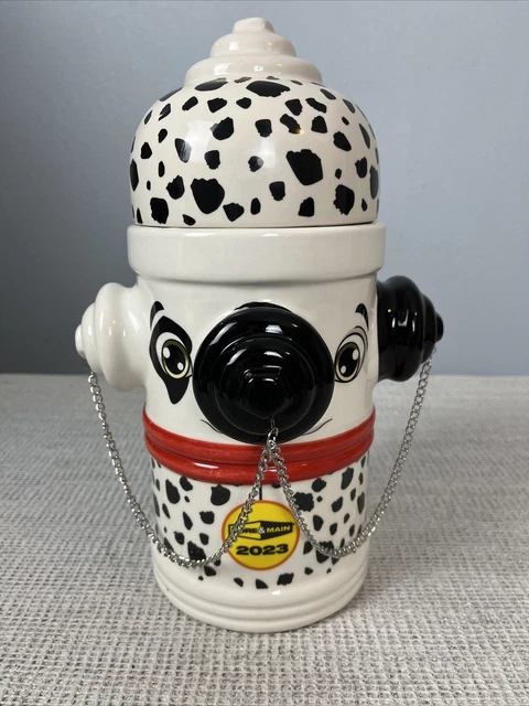 CORE & MAIN 2023 Promo Ceramic Fire Hydrant Dalmation Dog Print Cookie ... CORE & MAIN 2023 Promo Ceramic Fire Hydrant Dalmation Dog Print Cookie ...