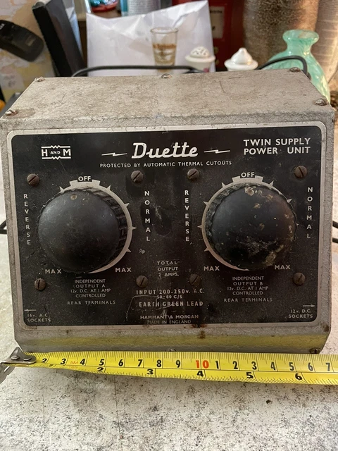VINTAGE H & M Duette Twin Power Control Unit £5.99 - PicClick UK