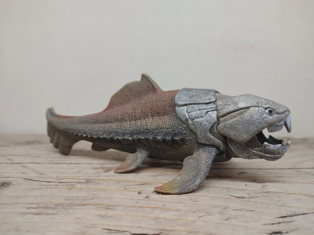 SCHLEICH PREHISTORIC ANCIENT Fish Dunkleosteus Realistic Dinosaur ...