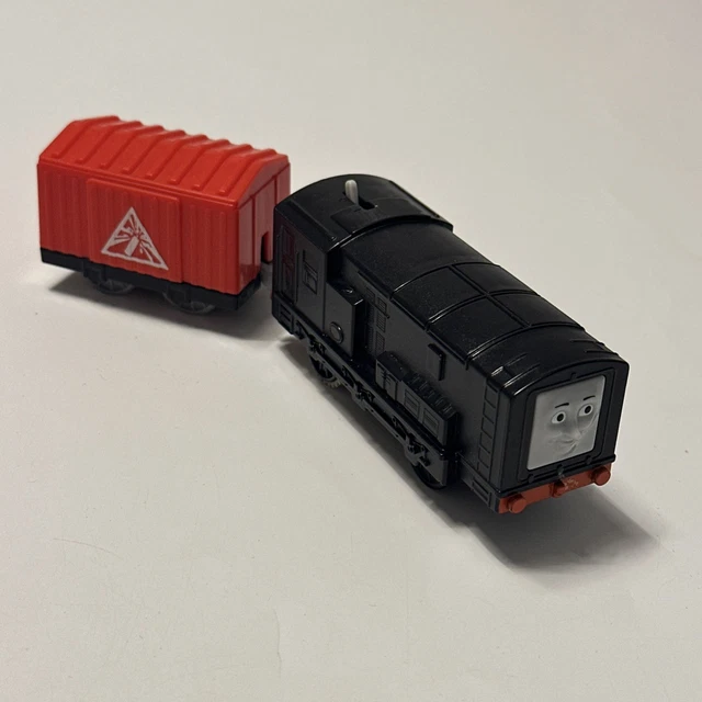 DIESEL + RED FLAMMABLE VAN Thomas Motorised Trackmaster Train Track SEE ...