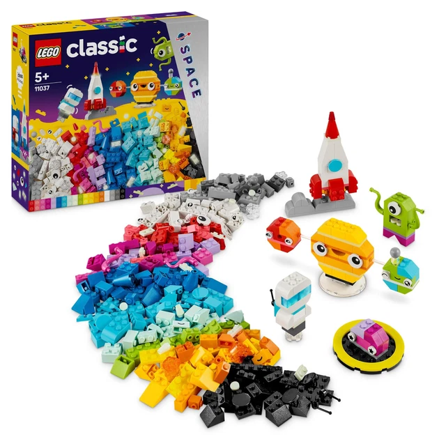 LEGO CLASSIC CREATIVE Space Planets Brick Box, Solar System Building ...