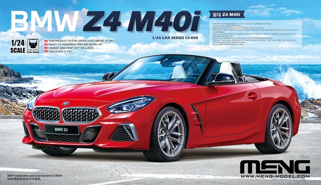 MENG MODEL CS-005 BMW Z4 M40i 1:24 Modellbausatz Neu OVP EUR 72,89 ...