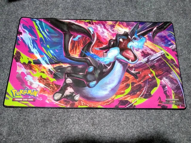 MEGA CHARIZARD X EX UPC Ultra Premium Collection - Rubber Play Mat ...