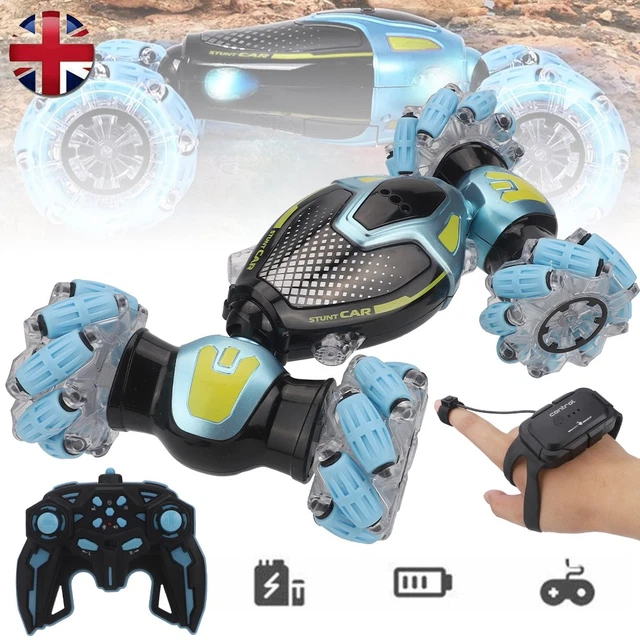 4WD 360° RC Stunt Car Remote Control Toy Hand Gesture Sensing Off-Road ...