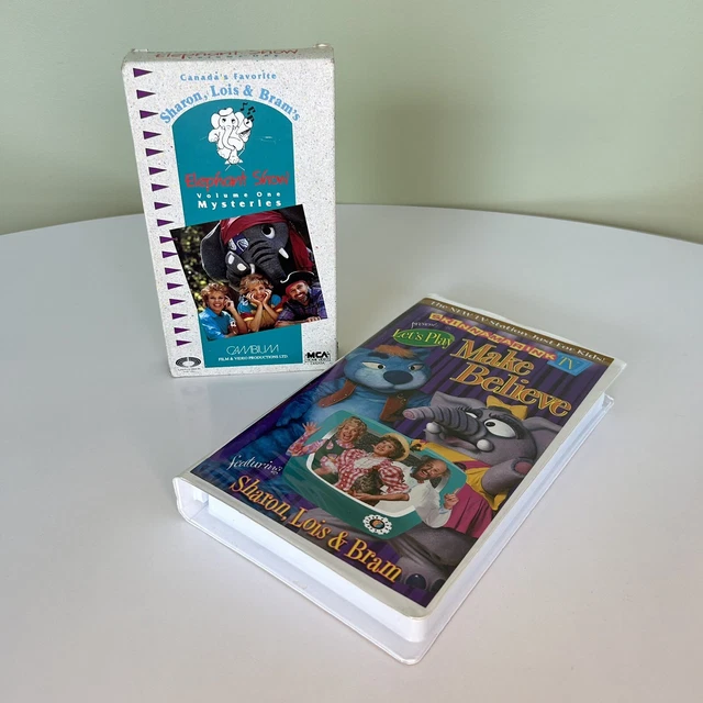 SHARON, LOIS & Bram Let's Play Make Believe + Elephant Show VHS ...
