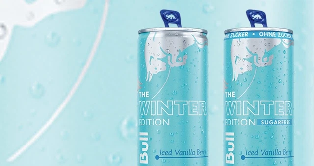 RED BULL WINTER Edition 2024 Iced Vanilla Berry Einweg 24 x 0,25 L ...