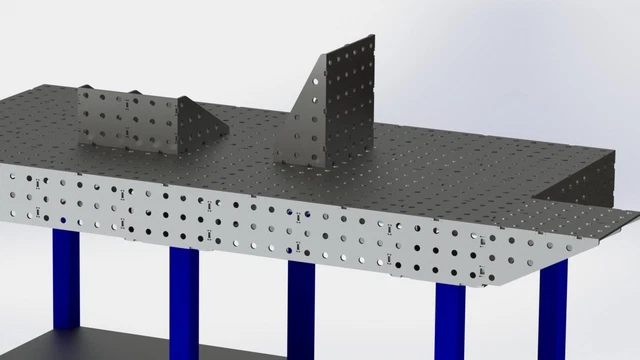 WELDING BENCH EXTENSION / 3D Fixture table extension / DXF Files ...