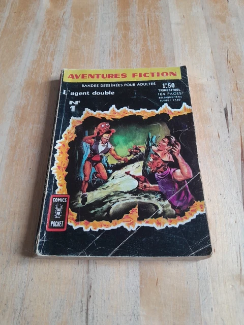 AVENTURES FICTION N°1/Comics Pocket/L'agent Double/Etat Correct EUR 5 ...