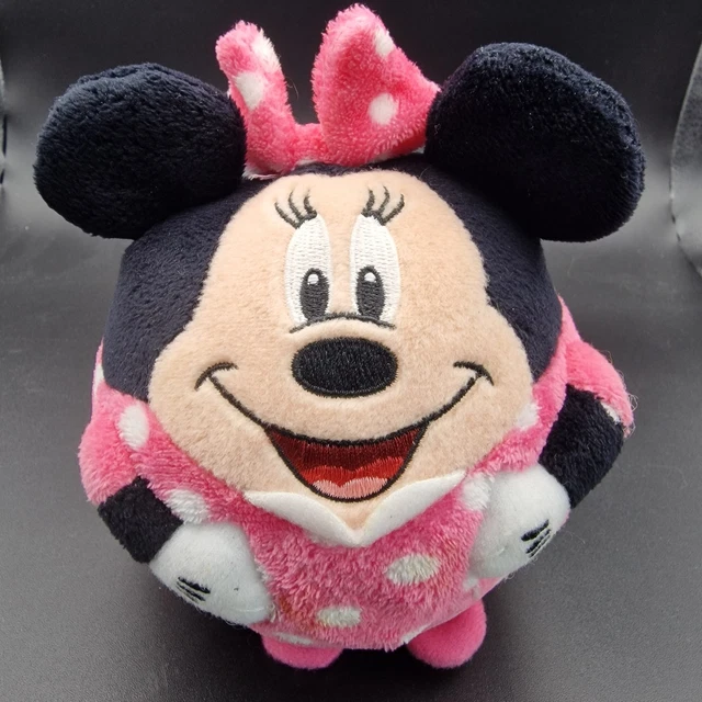 TY BEANIE BALLZ 8" Minnie Mouse Pink Disney Plush Ball Soft Stuffed Toy ...