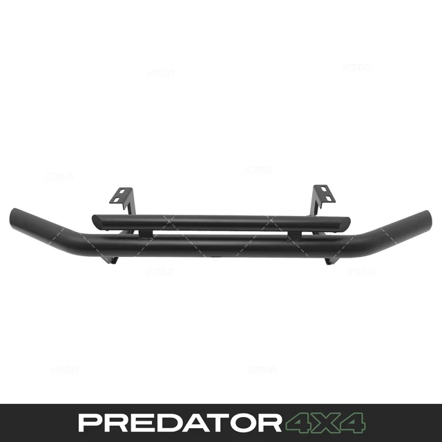 BLACK STEEL DOUBLE Nudge City Spoiler Bull Bar For Nissan Navara D23 ...