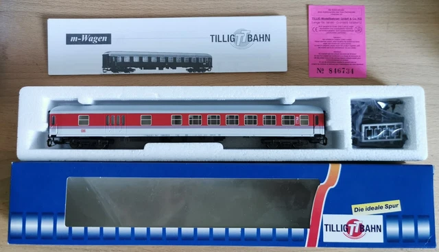 SPUR TT TILLIG 13689 IC-Wagen 2. Klasse BDms 273 der DB AG, Ep.V NEU ...