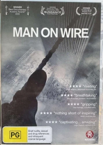 DVD MAN ON Wire WORLD TRADE CENTRE TIGHTROPE WALK Documentary1974 £12. ...