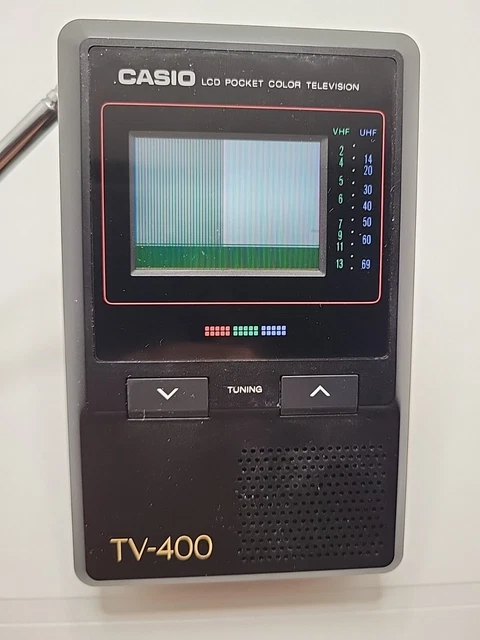VINTAGE CASIO MODEL Tv-400 Portable LCD Color Television $15.80 - PicClick