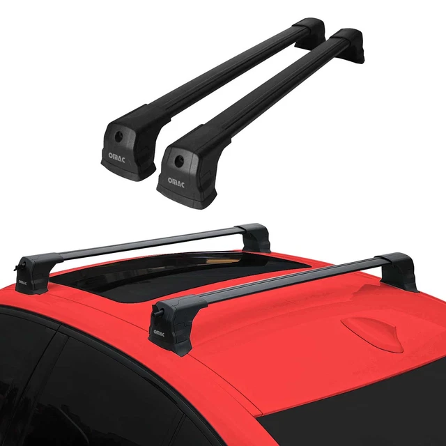 DACHTRÄGER GEPÄCKTRÄGER FÜR VW T5 T6 2003-2024 Grundträger Aluminium Schwarz 2x EUR 144,99 ...