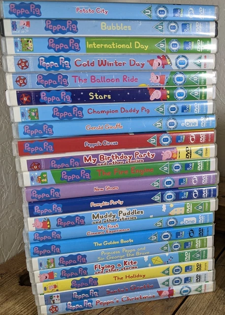 OFFICIAL PEPPA PIG Pre-School Animation DVD Bundle/Collection/Job Lot ...