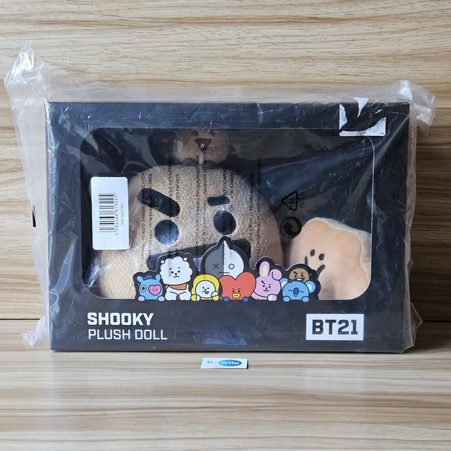 SHOOKY PLUSH DOLL BT21 BTS Aurora Line Friends Medium Genuine 6" New ...