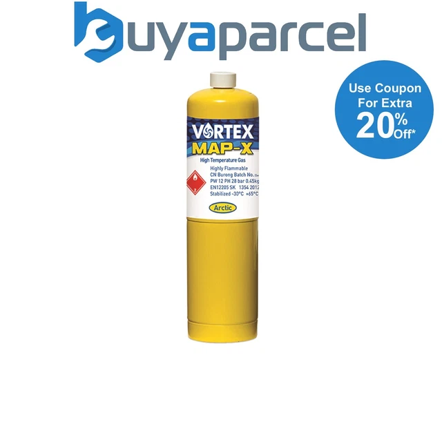 ARCTIC HAYES VORTEX Map-x Brazing Gas Cylinder Vg1 £9.04 - PicClick UK