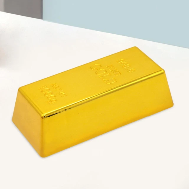 FAKE GOLD BAR Door Stop Fake Golden Brick Bullion for Kids Gift ...
