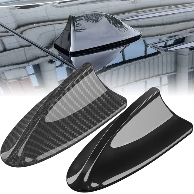 CAR SHARK FIN Antenna Weather-proof Cute Auto Roof Aerial Base Self ...