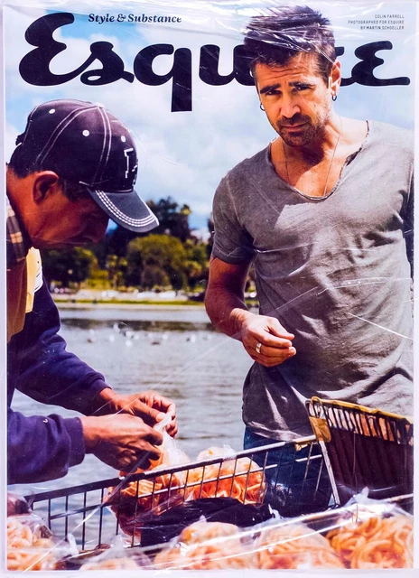 COLIN FARRELL GARY Oldman Candice Swanepoel Esquire magazine Oct 2011 Rafe Spall £79.00 ...