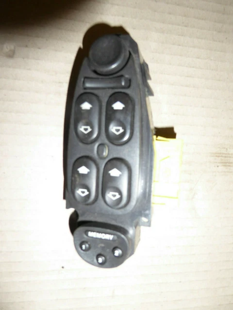 JAGUAR XJ8 XJR X308 Rhd Drivers Door Memory Window Switch Pack ...