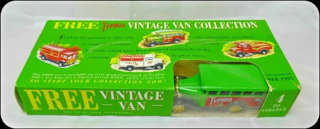 CORGI TYPHOO VINTAGE Van Collection Free Vintage Van4 to Collect 1997 £ ...