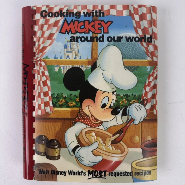 COOKING WITH MICKEY Around Our World Cookbook 1986 The Walt Disney ...
