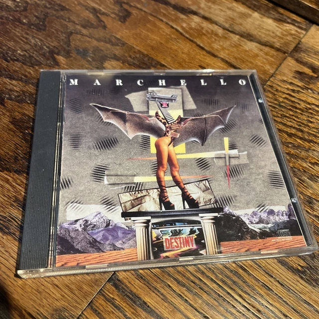 MARCHELLO CD RARA chitarra oop destiny anni 80 heavy metal rock 1989 ...