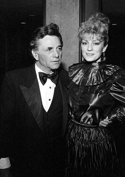 PETER FALK AND Shera Danese Circa 1980's Celebrity Film TV Historic Old ...