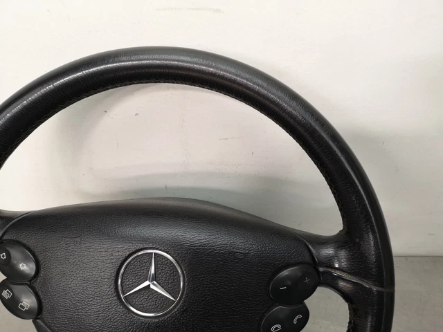 2005-08 MERCEDES E Class W211 Cls W219 Complete Black Leather Steering ...