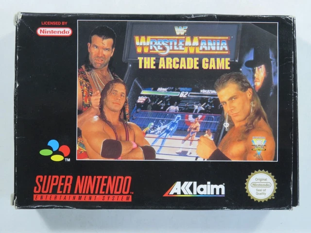 WWF WRESTLEMANIA THE Arcade Game Super Nintendo (Snes) Pal-Eur (Complete - Good EUR 100,79 ...