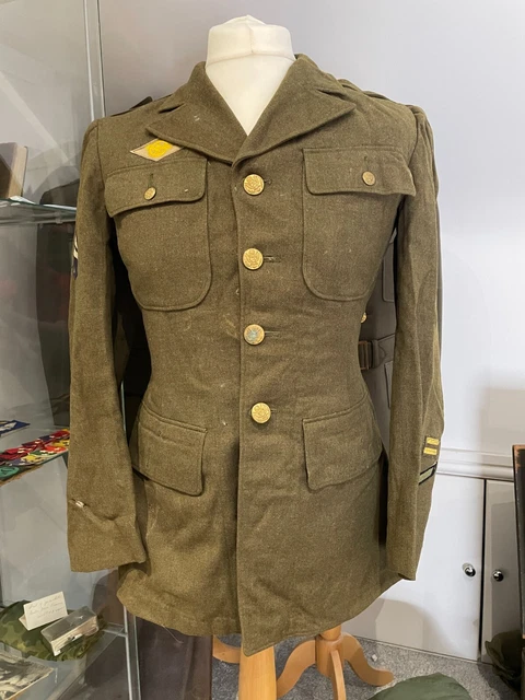 ORIGINAL AMERICAN WORLD War Two Era Enlisted Class A Tunic, c.38-40 ...