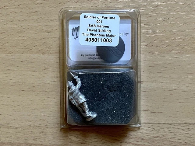 WARLORD GAMES BOLT Action Special Edition Figure David Stirling SAS ...