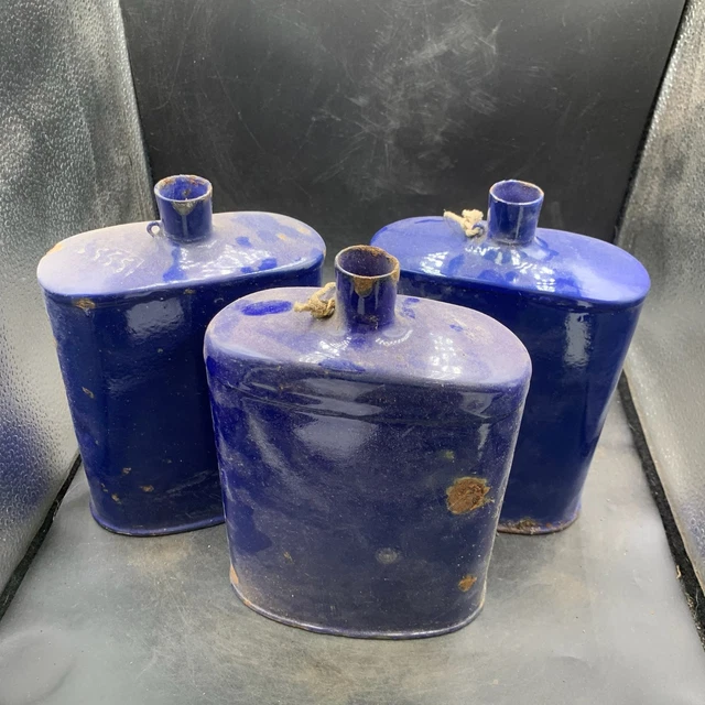 ORIGINAL WW2 BRITISH Army / RAF Blue 37 Pattern Water Bottle £9.99 ...