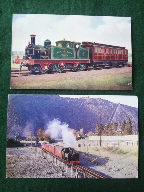 2 - OLD Railway Train Locomotive Postcards. £4.00 - PicClick UK